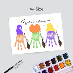 Hocus Pocus Handprint Art Craft, It's Just a Bunch of Hocus Pocus ...
