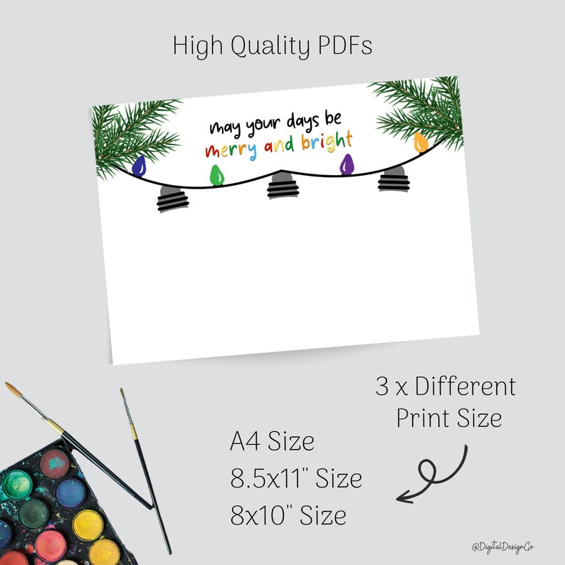 May Your Days Be Merry and Bright, Christmas Handprint Craft, Christmas ...