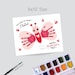 Butterfly Handprint Art Craft Happy Valentine's Day You - Etsy