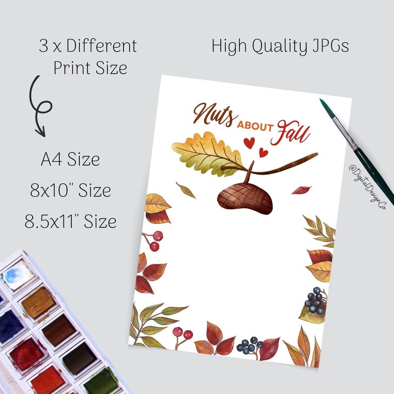 Nuts About Fall / Acorn Handprint Art / Acorn Seosan Fall Craft / Kids ...