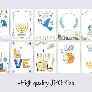 Hanukkah Handprint Footprint Fingerprint Art Craft, Hanukkah Craft, DIY ...