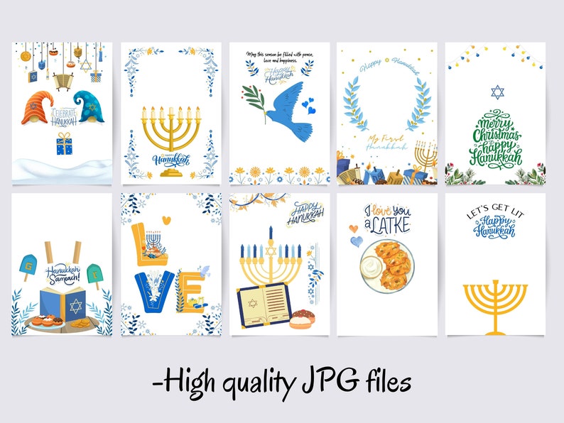 Hanukkah Handprint Footprint Fingerprint Art Craft, Hanukkah Craft, DIY ...