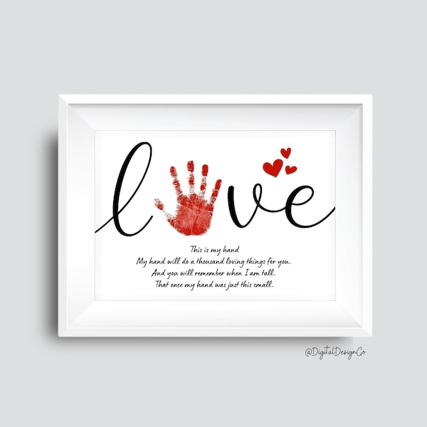 Love Handprint - Etsy