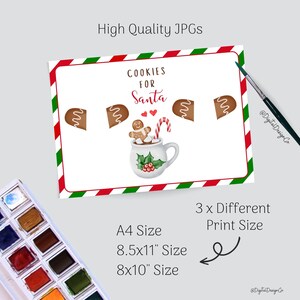 Gingerbread Footprint Art / Cookies for Santa / Christmas Footprint ...