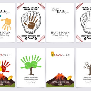 Fathers Day Mega Bundle Handprint/footprint, Fathers Day Handprint ...