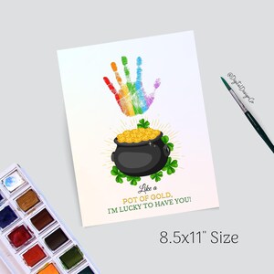 Like a Pot of Gold I'm Lucky to Have You, Rainbow, St. Patrick's Day ...