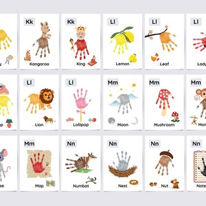 Mega Alphabet Handprint Book, Pre-school, Kindergarten, Classroom ...