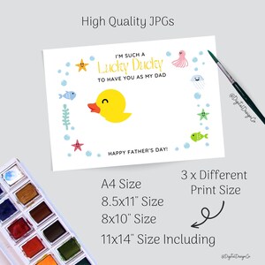 Father's Day Footprint Art, Lucky Ducky, Duck Footprint Craft for Kids ...