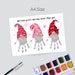 Gnome Handprint Art, Valentines Day Handprint Craft, Gift, DIY Craft ...