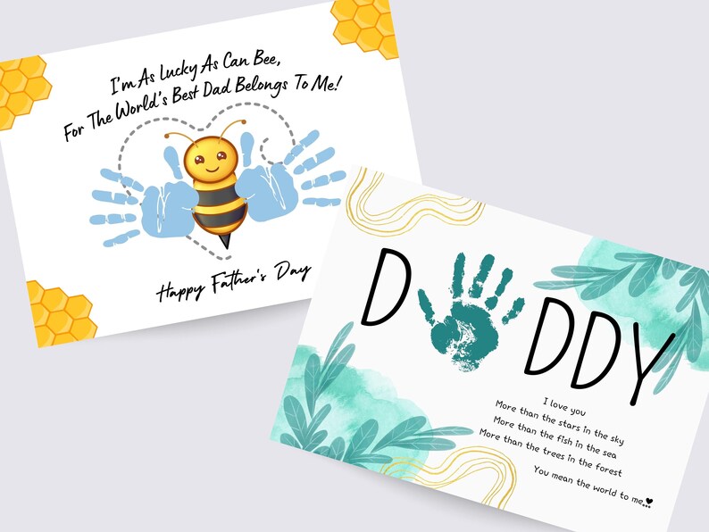 Fathers Day Mega Bundle Handprint/footprint Fathers Day - Etsy