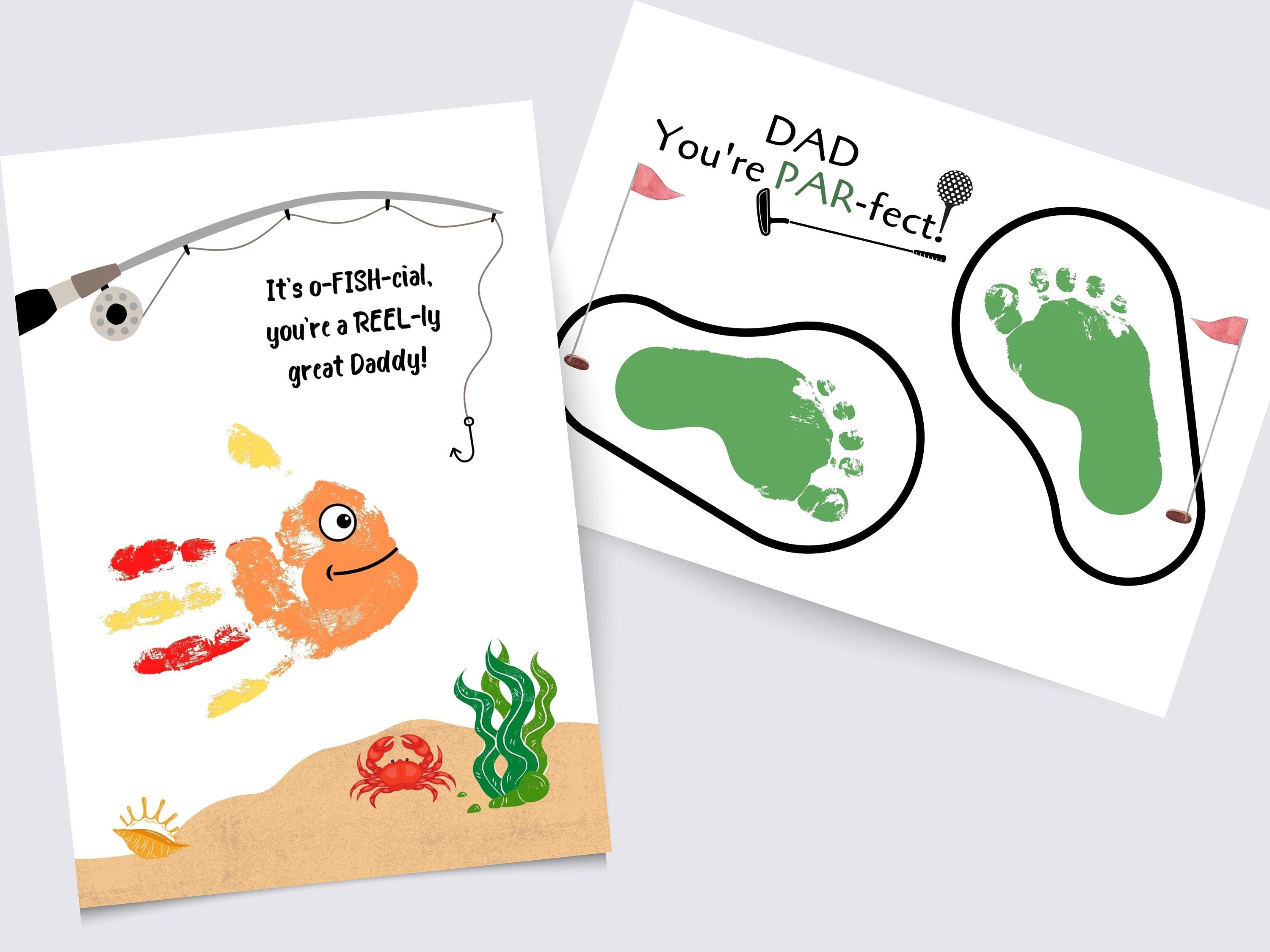 Fathers Day Mega Bundle Handprint/footprint Fathers Day - Etsy