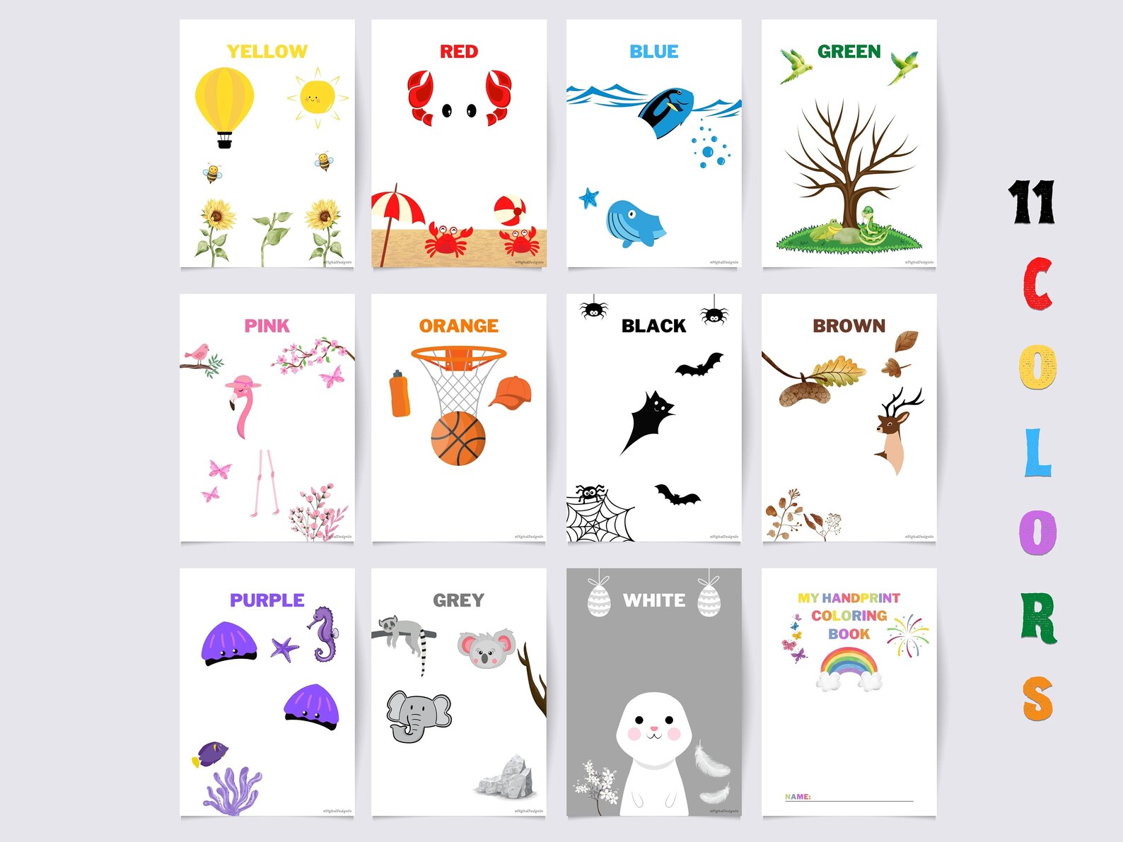 My Handprint Coloring Book Handprint Art Craft Handprint - Etsy