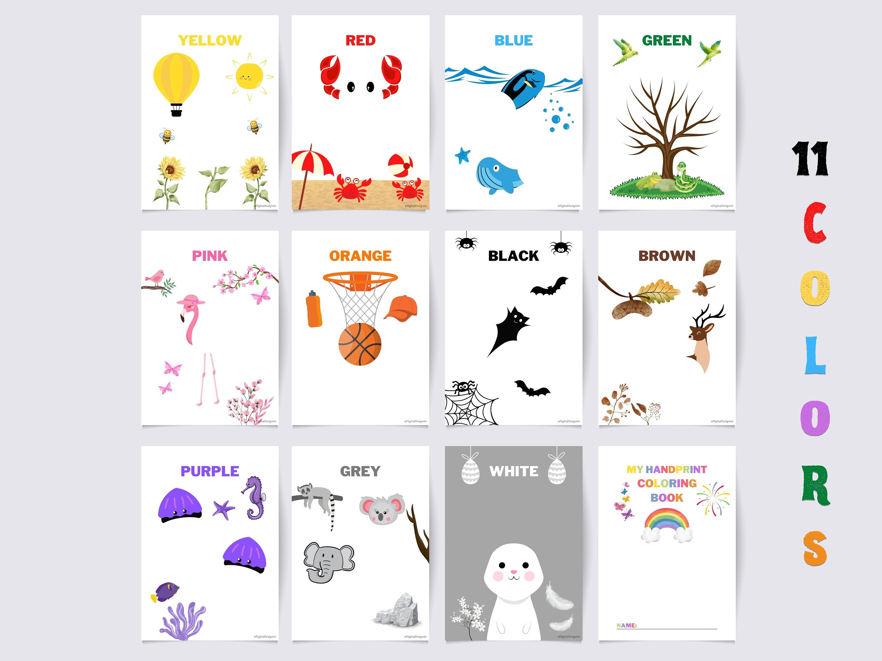 My Handprint Coloring Book Handprint Art Craft Handprint - Etsy Australia