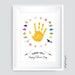 Father's Day Handprint Footprint Art, Fishing You a Happy Father's Day ...