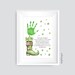 Shamrock Poem, St. Patrick's Day Craft, Shamrock Handprint Art Craft ...