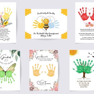 Grandparents Day Mega Bundle, Grandparents Handprint Art Craft, Gift ...