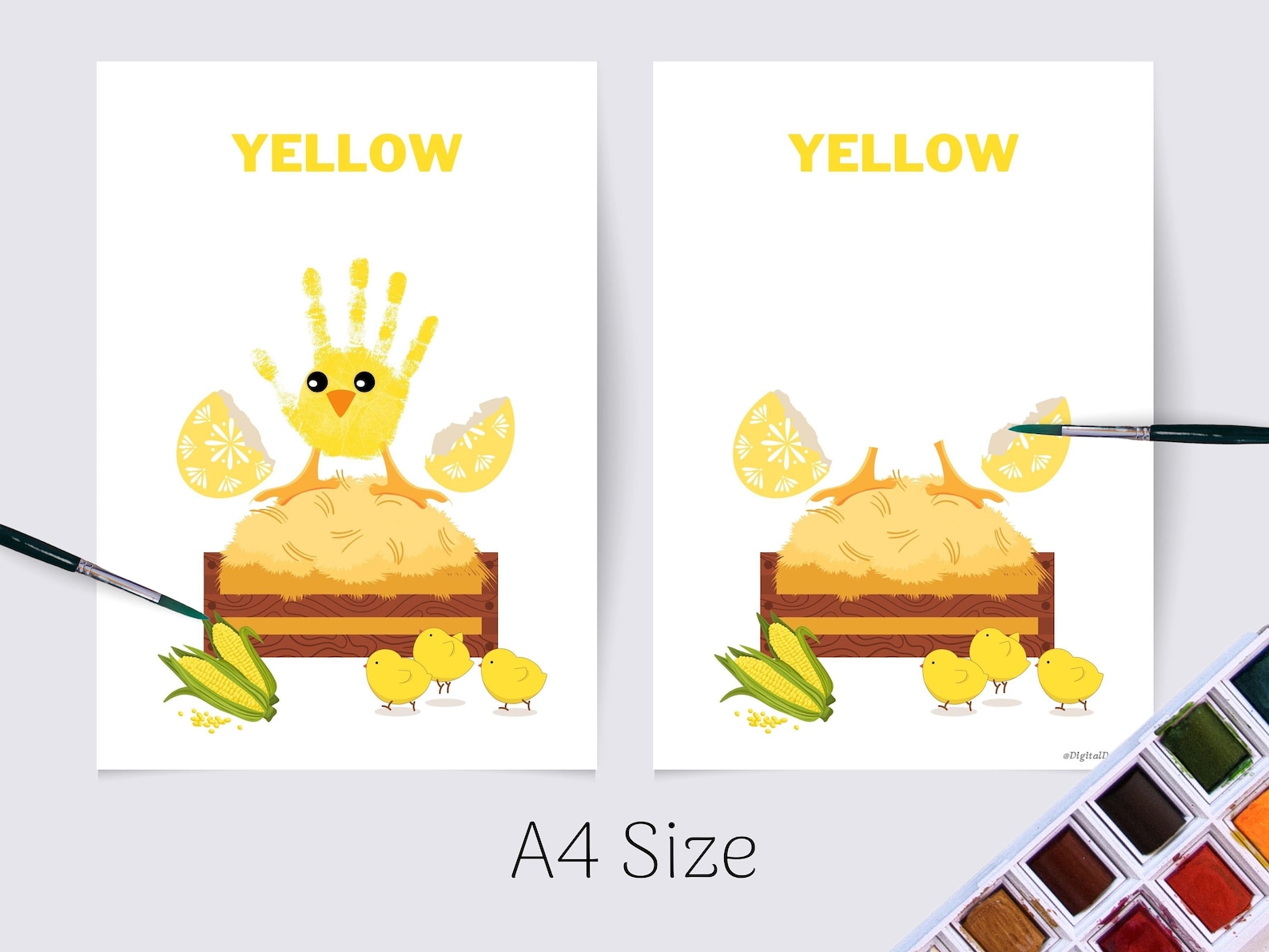 My Handprint Coloring Book Handprint Art Craft Handprint - Etsy