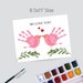 Valentines Day Birds Handprint Art Craft, We Love You, Kids Baby ...