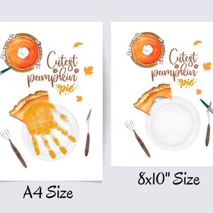 Thanksgiving Day Handprint Art Bundle, Thanksgiving Handprint Craft ...