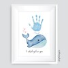 Father's Day Footprint Art, Lucky Ducky, Duck Footprint Craft for Kids ...