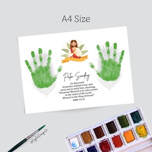 Palm Sunday Handprint Art Craft, Easter Handprint Craft, Kids Baby ...