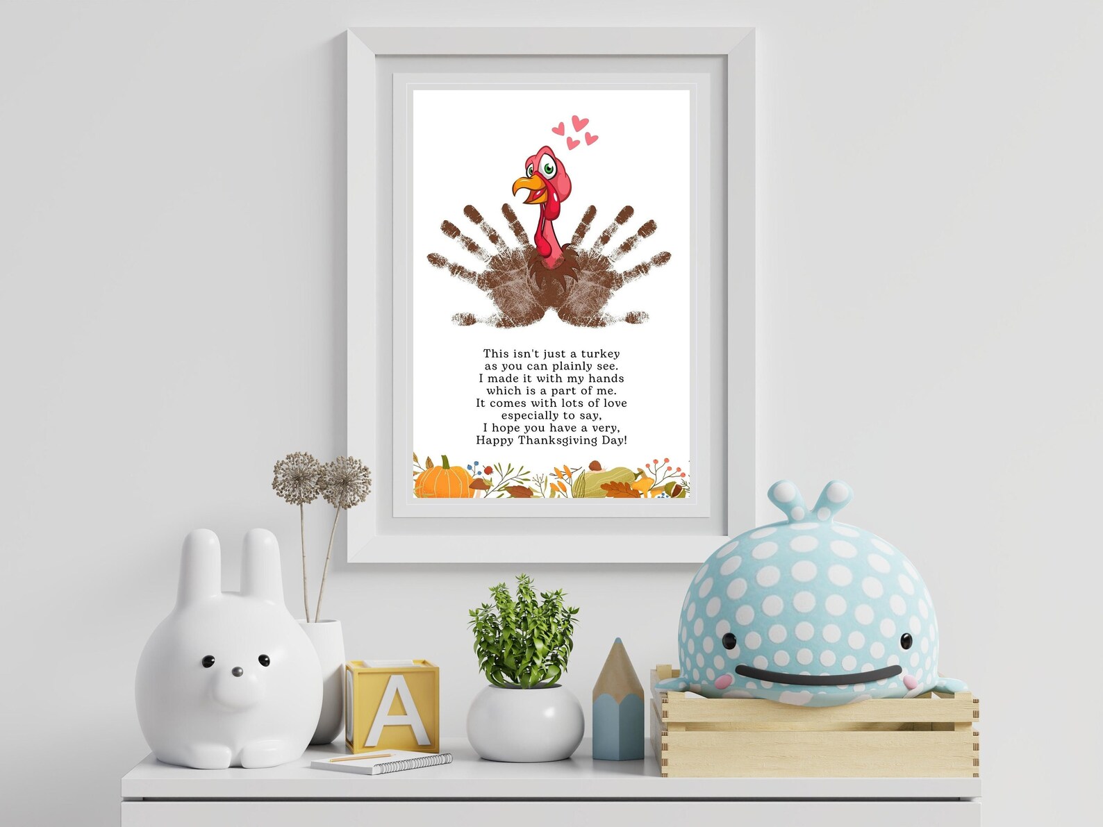 Turkey Handprint Art Turkey Poem Thanksgiving Handprint Art - Etsy