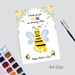 Mother's Day Footprint Art Craft, Thank You for Bee-ing an Amazing Mom ...