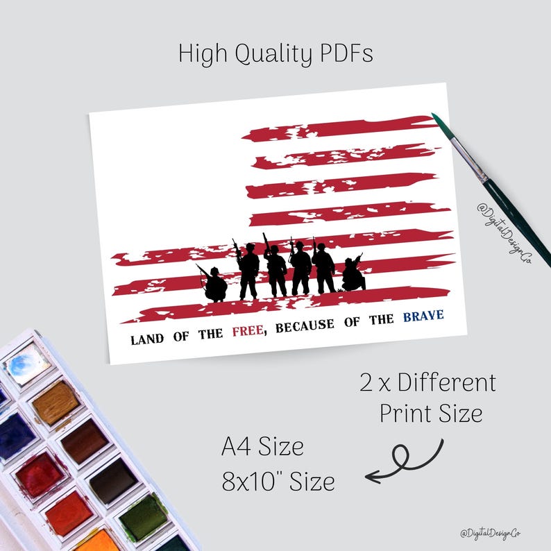 Flag Handprint Craft, Fourth of July Handprint Handprint Art, USA ...