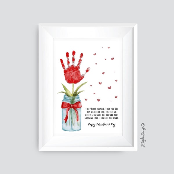 Baby Handprint Art - Etsy