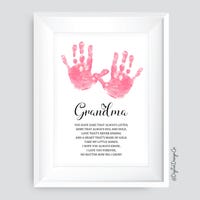 Grandparents Day Handprint Keepsake, Happy Grandparents Day, Grandma ...