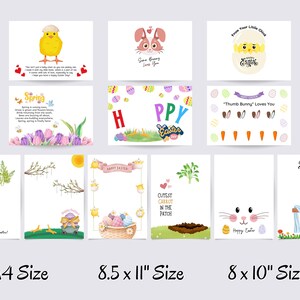 Easter Craft, Handprint Footprint Fingerprint, Happy Easter, Chick ...