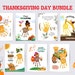 Thanksgiving Day Handprint Art Bundle, Thanksgiving Handprint Craft ...