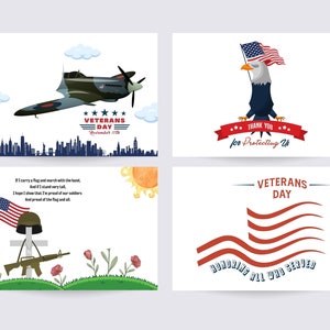 Veterans Day Bundle Handprint Art, Poem, USA Handprint Craft, Child ...