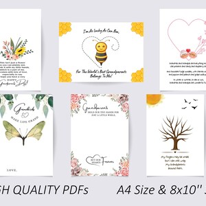 Grandparents Day Mega Bundle, Grandparents Handprint Art Craft, Gift ...