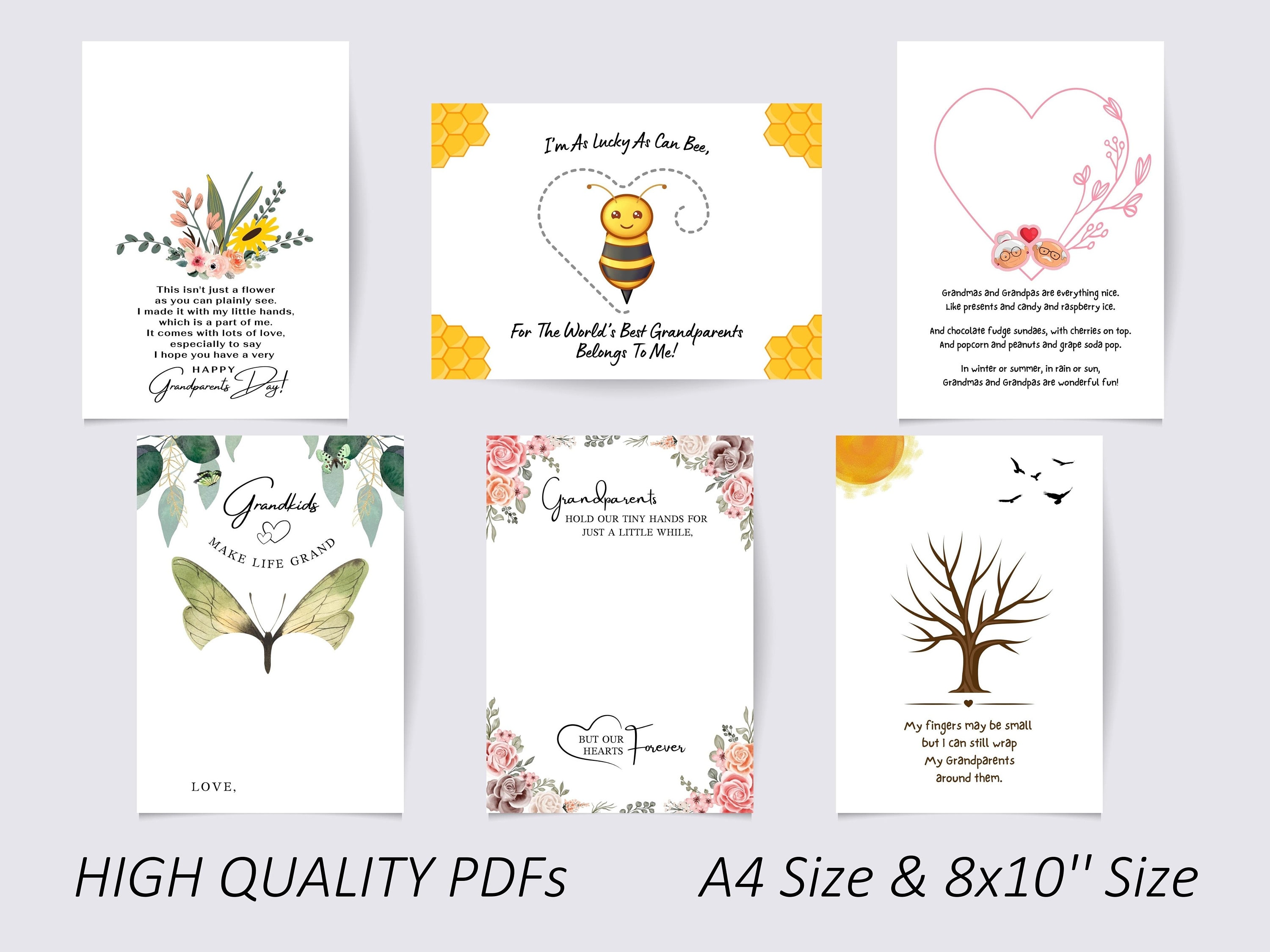 Grandparents Day Mega Bundle Grandparents Handprint Art - Etsy