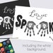 Let's Get Spooky, Handprint Art, Ghost Halloween Craft, 1st Halloween ...