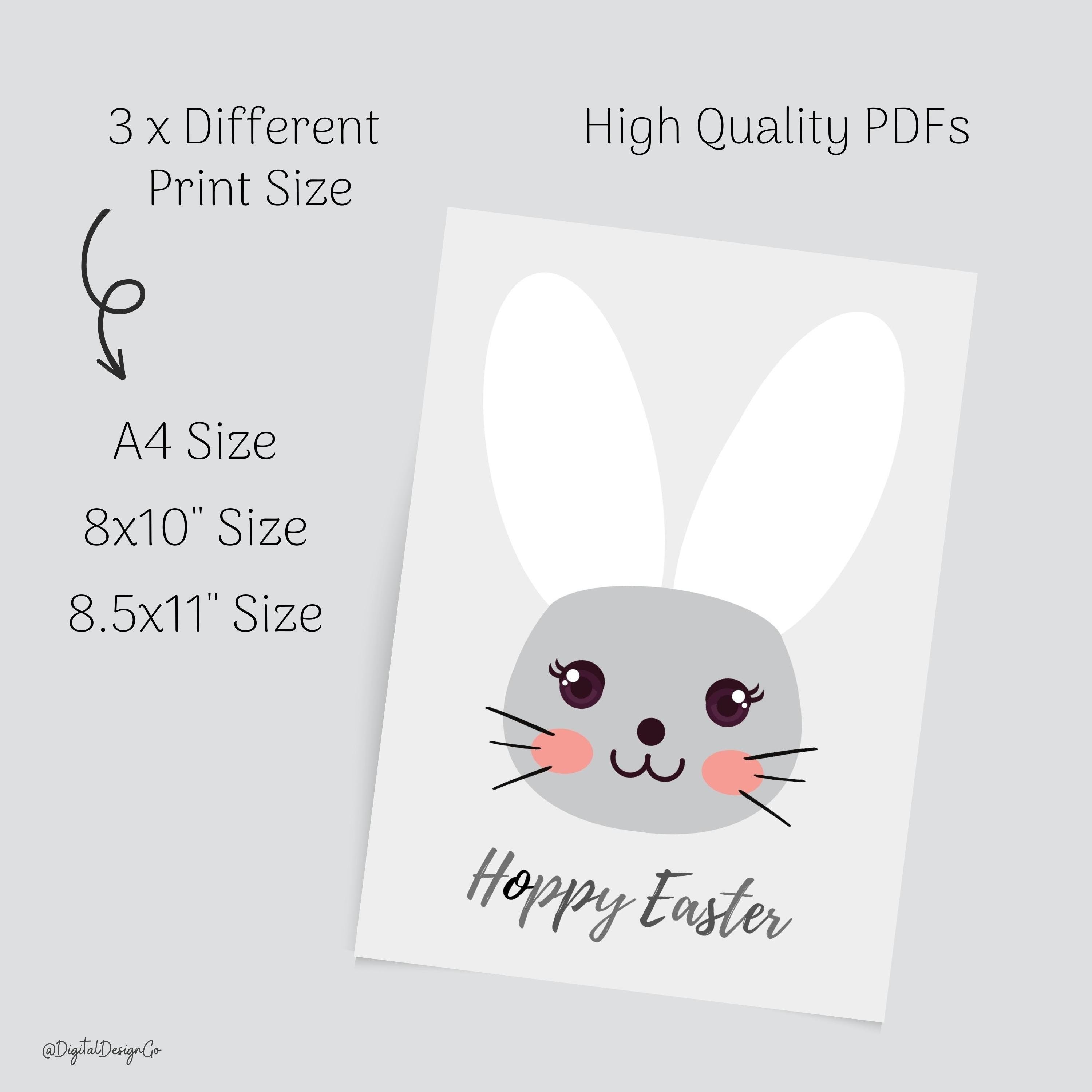 Easter Footprint Craft Handprint Art Hoppy Easter Toddler - Etsy