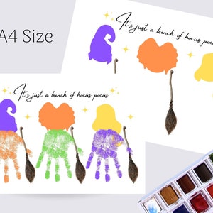 Hocus Pocus Handprint Art Craft, It's Just a Bunch of Hocus Pocus ...