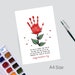 Flower Handprint Art Craft, Rose Handprint, Valentine's Day Handprint ...