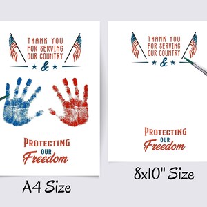 Veterans Day Bundle Handprint Art, Poem, USA Handprint Craft, Child ...