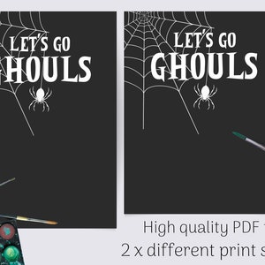 Let's Go Ghouls, Halloween Handprint Footprint Art, Ghost Handprint ...