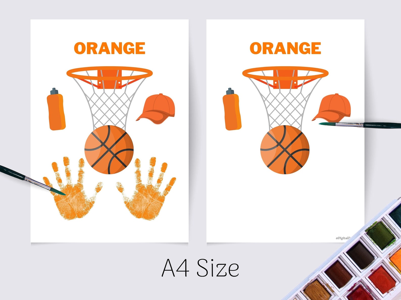 My Handprint Coloring Book Handprint Art Craft Handprint - Etsy