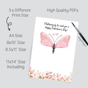 Butterfly Handprint Craft, Fluttering by to Wish You a Happy Valentines ...