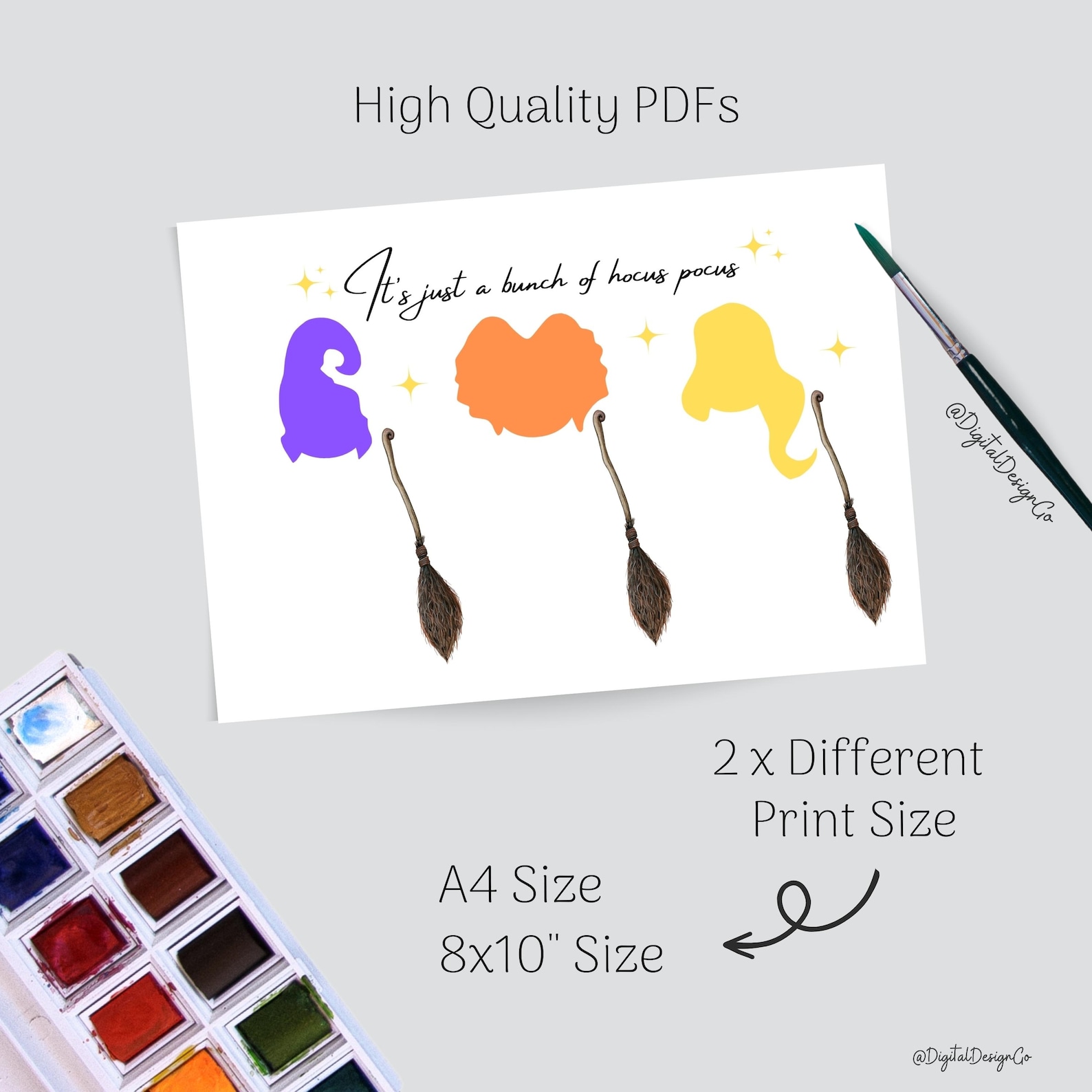 Hocus Pocus Handprint Art Craft, It's Just a Bunch of Hocus Pocus ...