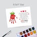 Valentine's Day Handprint Art, Berry Handprint Craft, Kids Baby Toddler ...