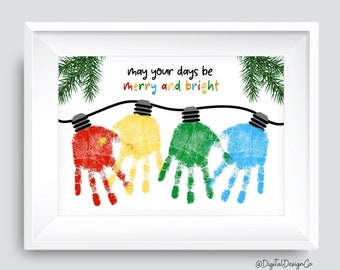 Christmas Handprint Art Craft, Winter, Poem, Cardinal Bird Handprint ...