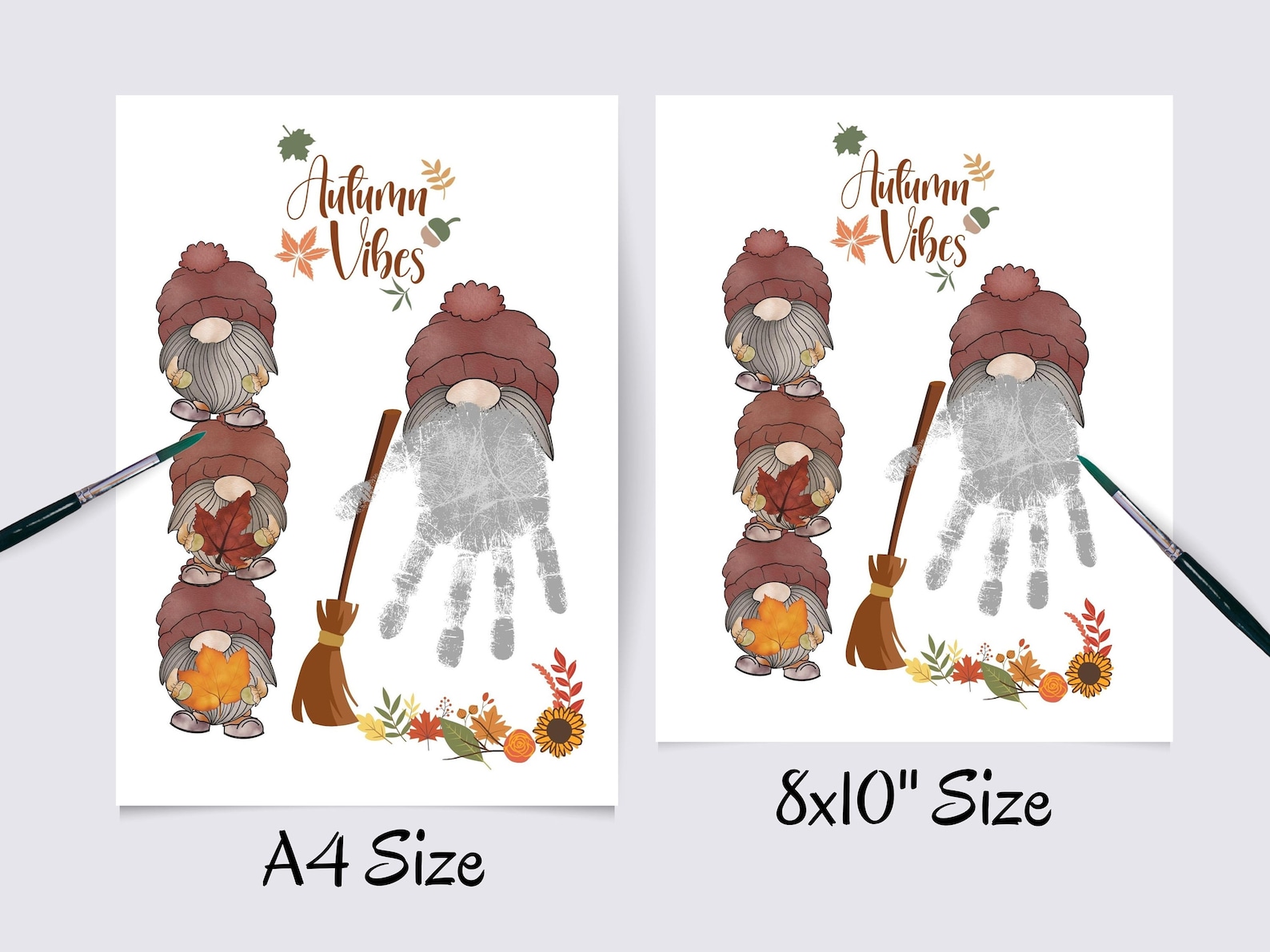 Fall Handprint Art Bundle Back to School Activities Autumn - Etsy