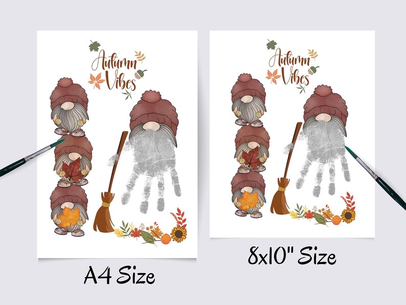 Fall Handprint Art Bundle Back to School Activities Autumn - Etsy
