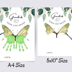 Grandparents Day Bundle, Grandparents Handprint Art Craft, Gift for ...