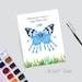 Mothers Day Handprint Craft, Fluttering by to Wish You a Happy Mothers ...